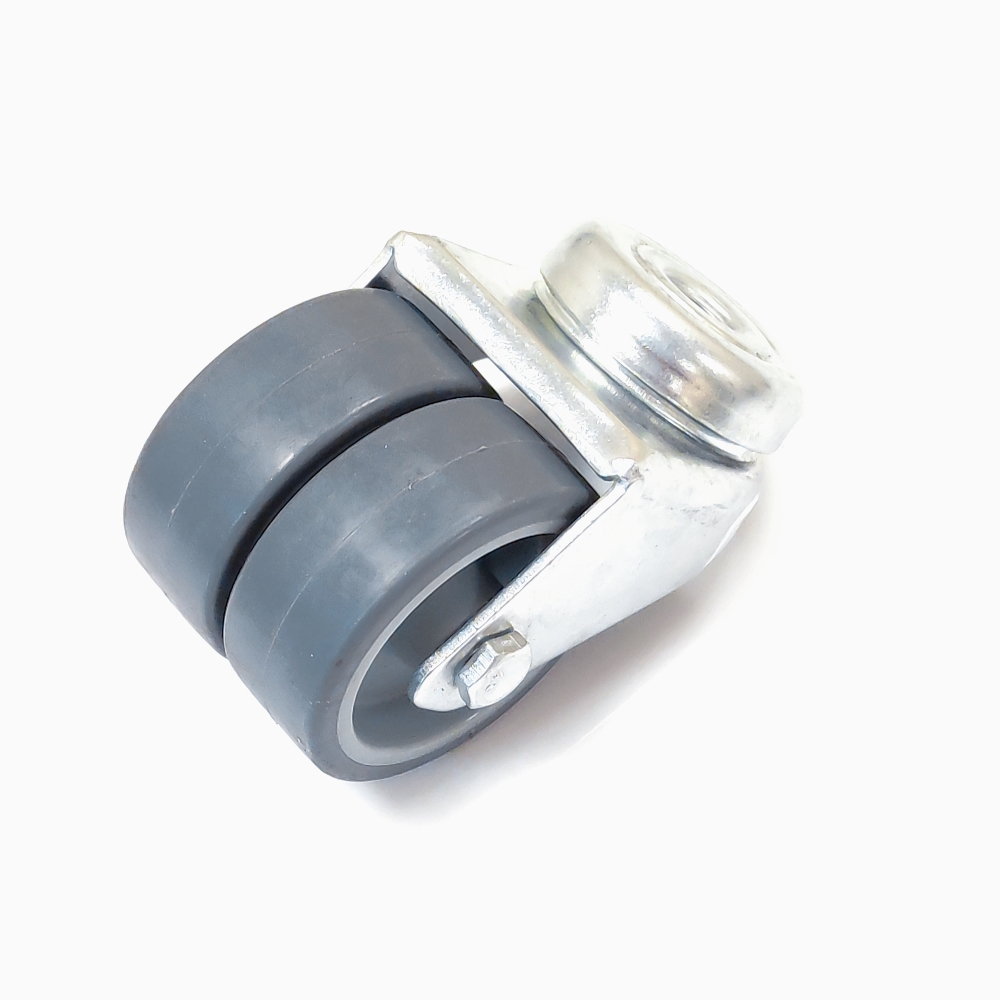 Wheel for racks polypropylene(d50) double for M10 bolt 70kg/wheel