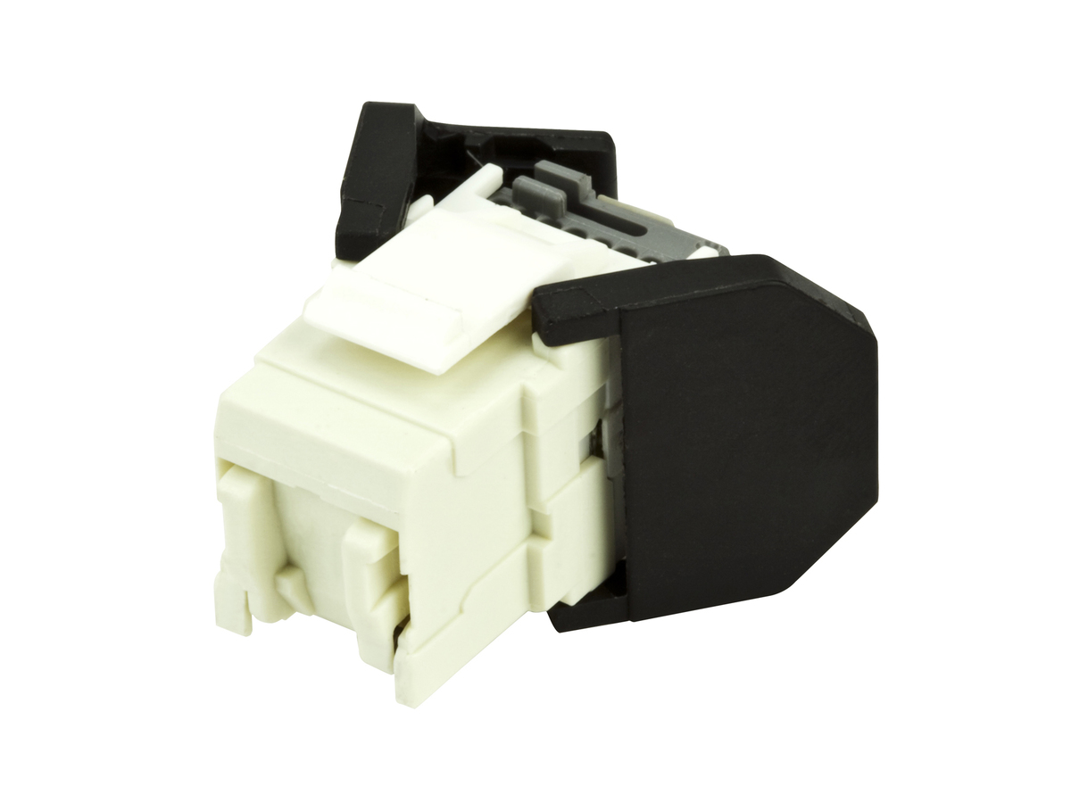 Keystone UTP RJ45 Cat. 6, white, Corning
