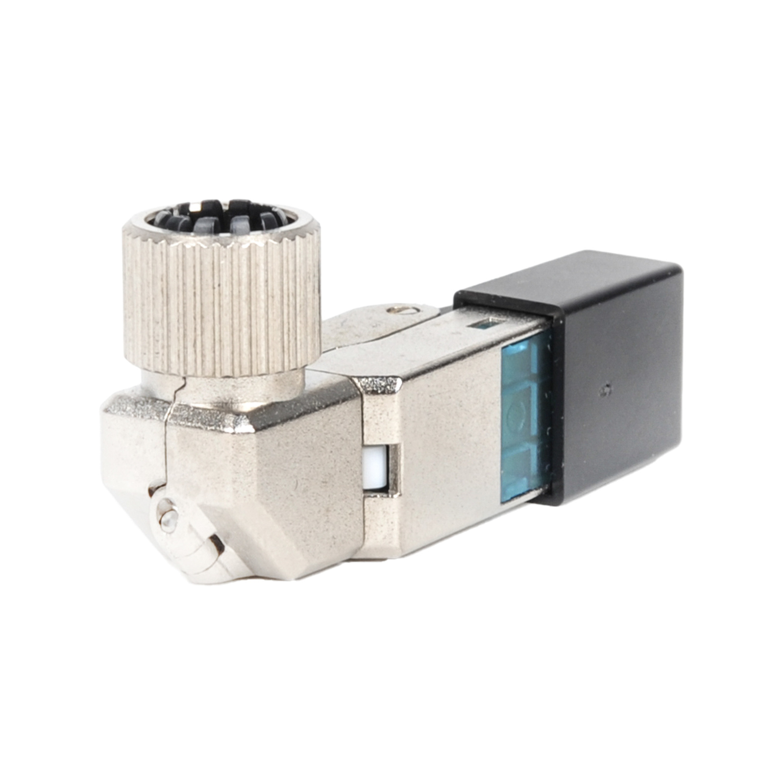 RJ45 field-installable connector Category 6A STP Angled