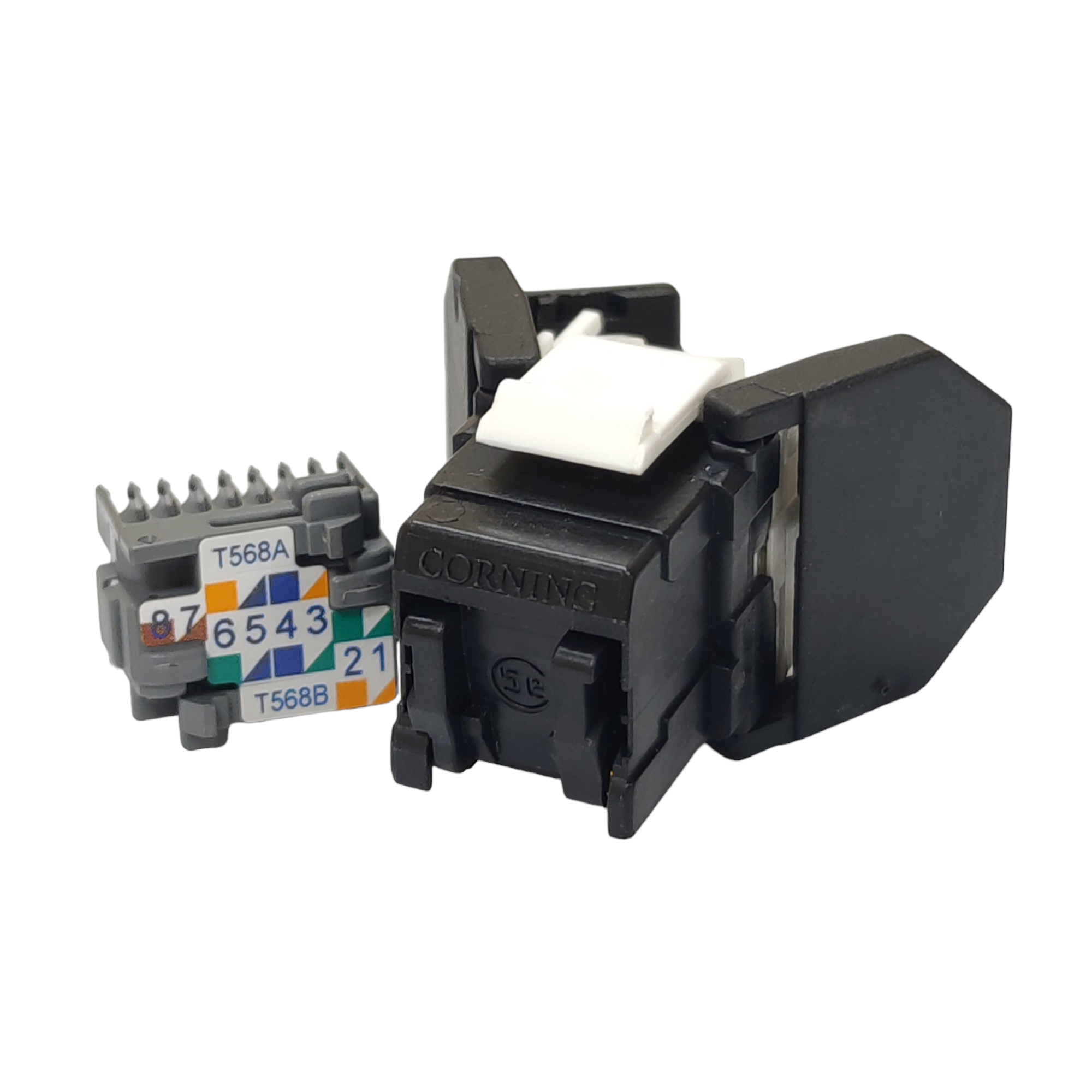 Модуль Keystone UTP RJ45 кат. 5E, чорний, Corning - купити в Києві ...