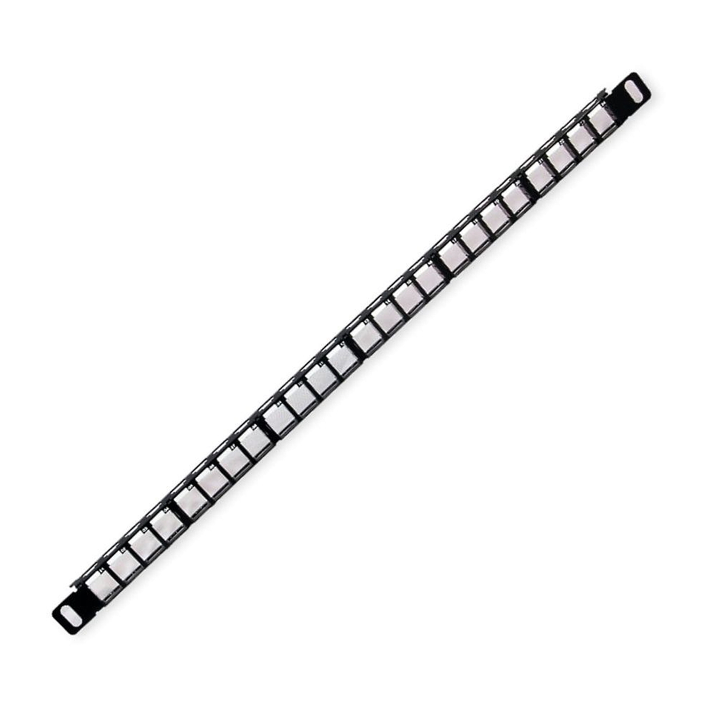Patch panel for 24 Keystone 19’’, 0.5U modules, black, Corning - buy in ...