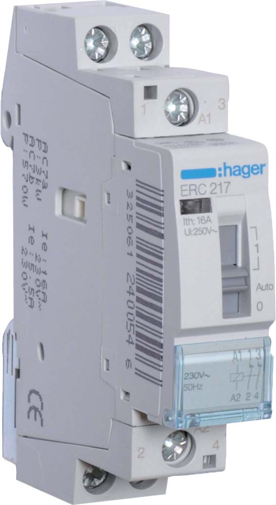 Реле модульное, 2н.з., AC1/AC7a 16А, Uупр.=230В 50/60Гц, ширина 1М ...