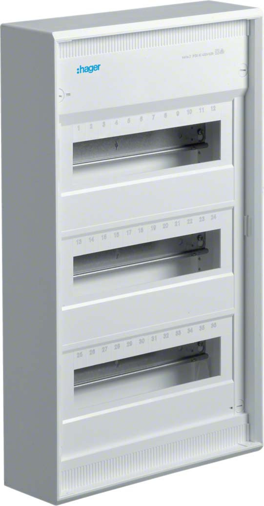 Distribution panel 36(42) modules with / without at the door of the ...