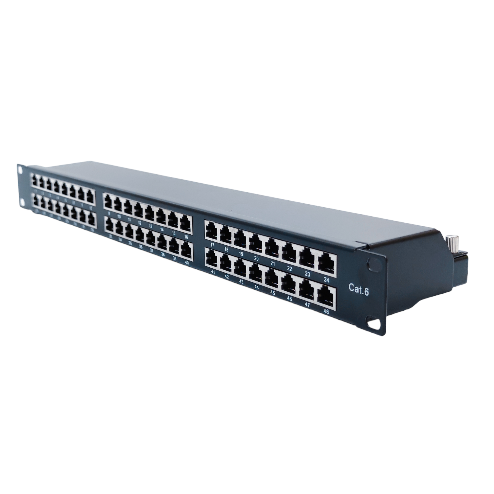 19" 1U STP CAT6 Patch Panel,48 Ports, Krone &110 Dual IDC type - buy in ...