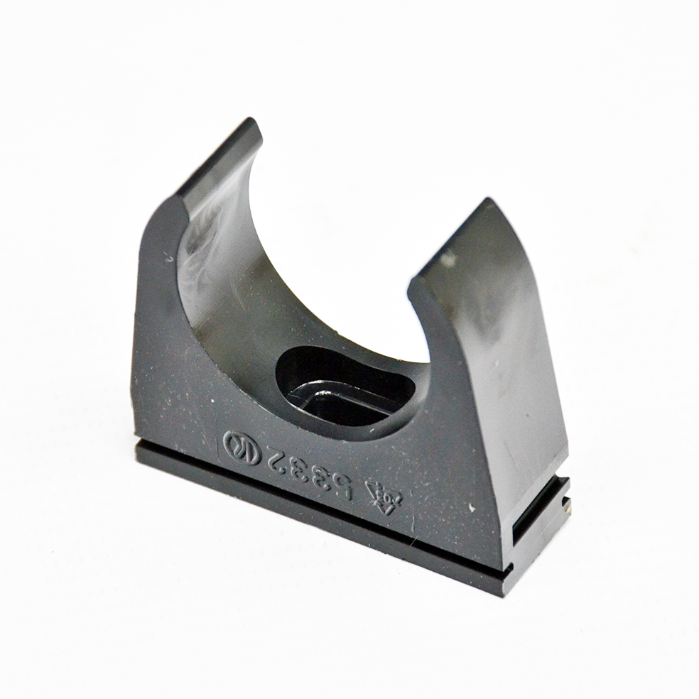 Pipe fixing 40 mm; D40mm; PVC;; t application -25 + 60 s; black- buy in ...