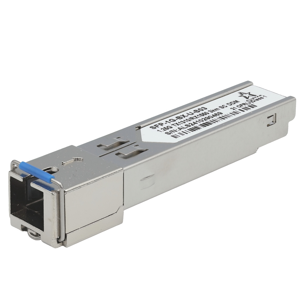 Модуль оптический SFP 1000BASE-BX 1SM WDM SC 3KM TX1310/RX1550nm DDM