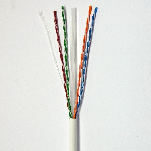 Copper Cable, Enhanced Cat 6, 4-Pair, 23 AWG, UTP, LSZH, White - buy in ...