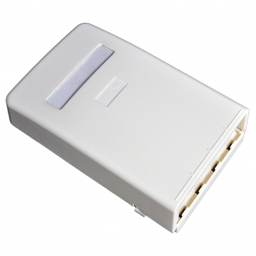 Outlet port 4. Wall (1hST/FC, 2xSC Simplex / LC Duplex, 1xRJ45) without ...