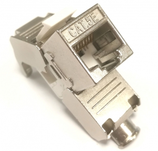 Модуль KeyStone RJ45 STP, кат. 5е, безінструментний, Slim, LW - купити ...