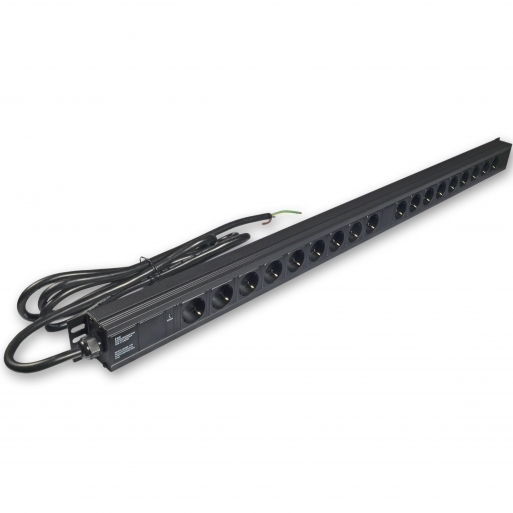 Block 18 outlets, with the indicator cord 3x4.0 mm2, 3 m, 20A - buy in ...