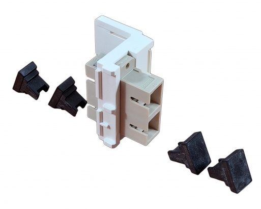 Adapter Module, SC duplex, ceramic sleeve, 50 µm multimode (OM2) - buy ...